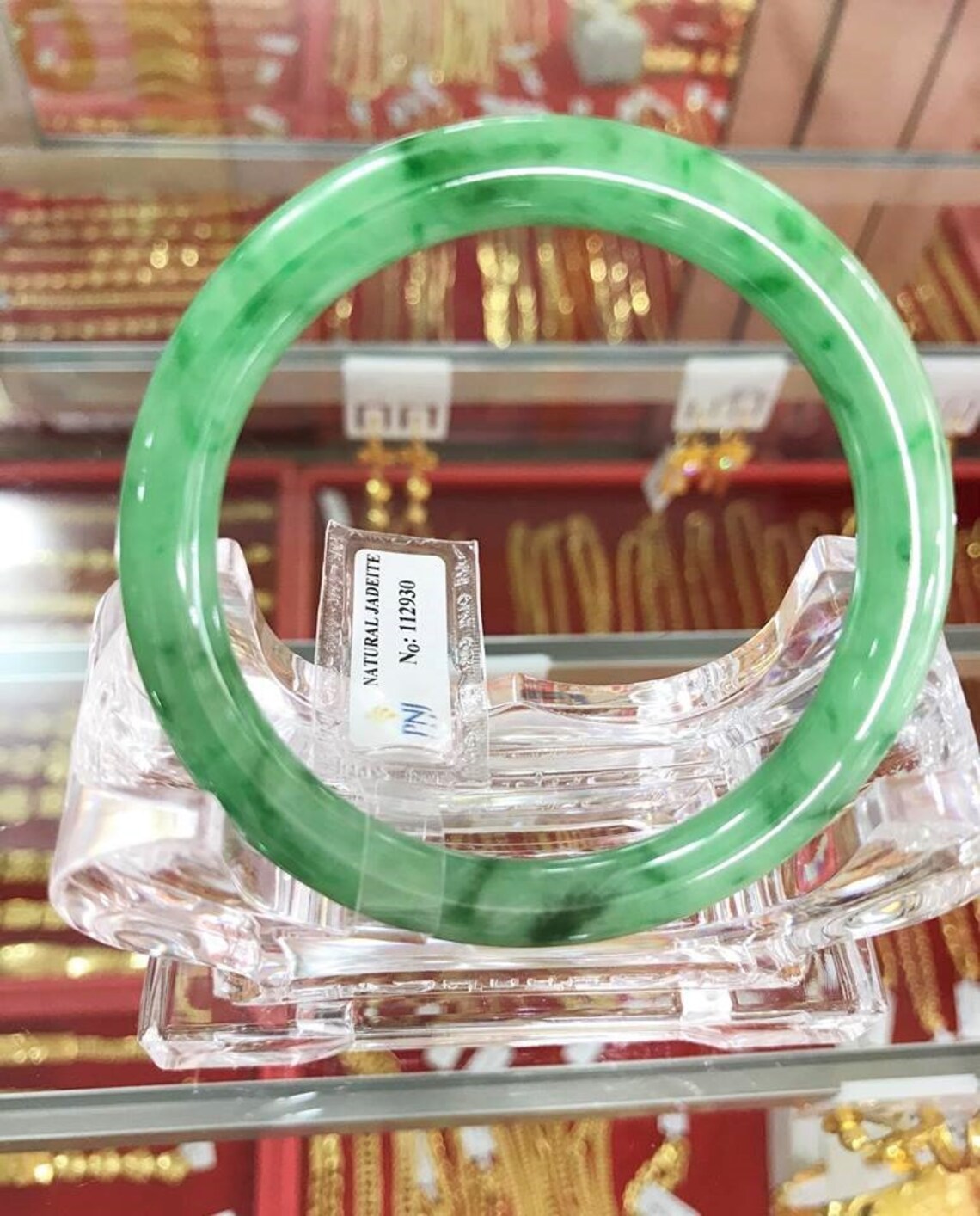 Vintage Translucent Natural Green Jadeite Jade Bangle Bracelet - Etsy