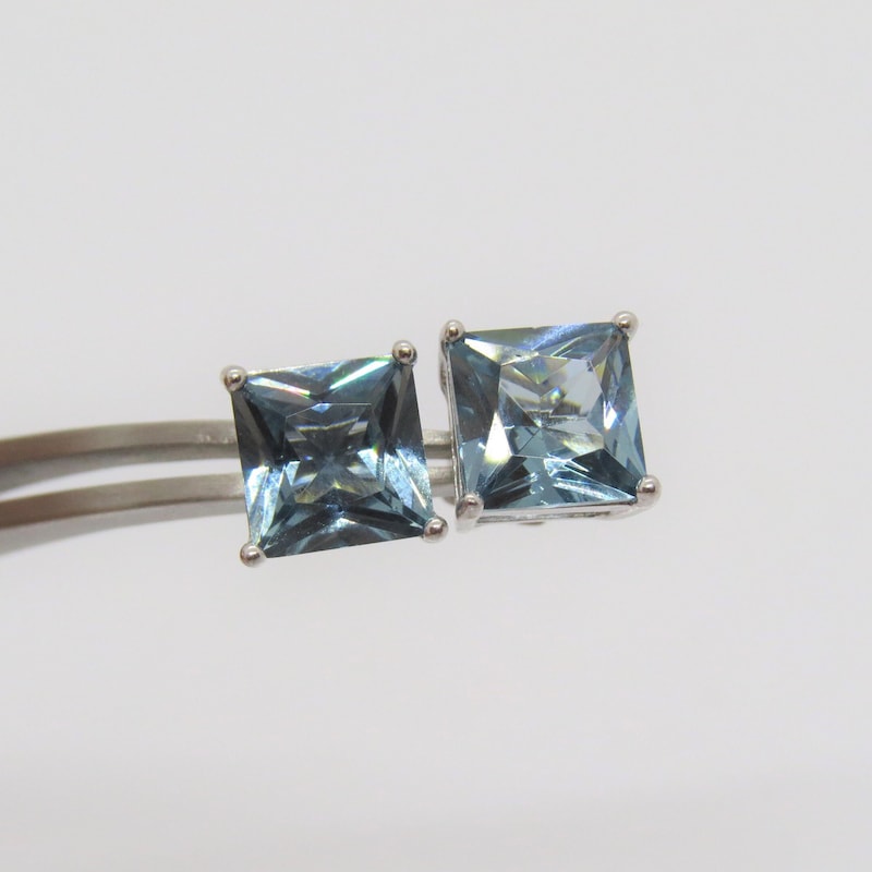 Aquamarine Earrings - Etsy