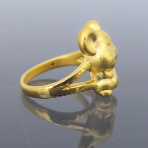 Vintage 24K 9999 Pure Gold Rat, Mouse Ring Size 6.25 - Etsy