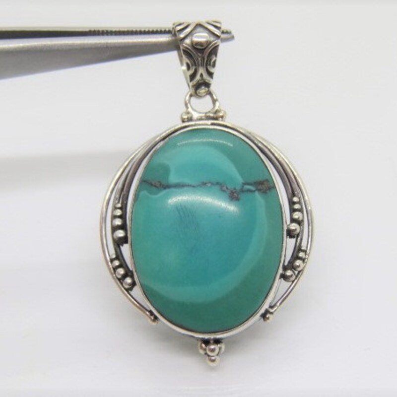 Turquoise Pendant - Etsy