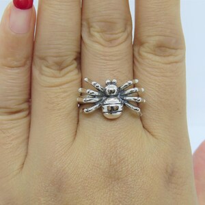 Vintage Sterling Silver Spider Ring Size 8 - Etsy