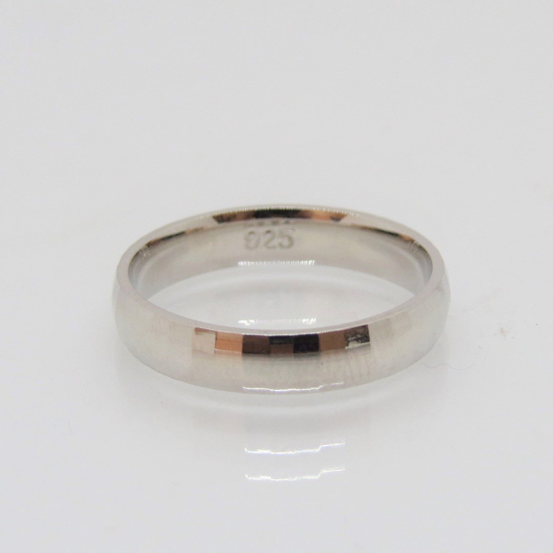 Vintage Sterling Silver Wedding Band Ring Size 7 - Etsy