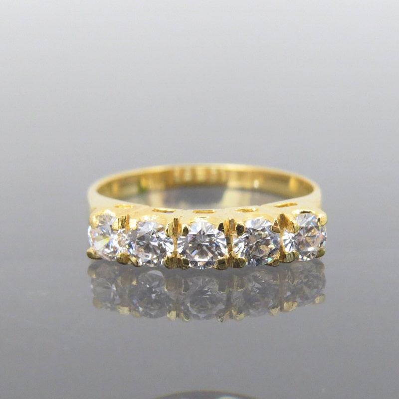 18k Gold Ring - Etsy