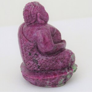 Antique Vintage 1256ct RED RUBY ZOISITE Carved Buddha Statue 3'' - Etsy