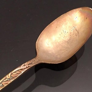 Antique PAT 1887s Sterling Silver Engraved Spoon - Etsy