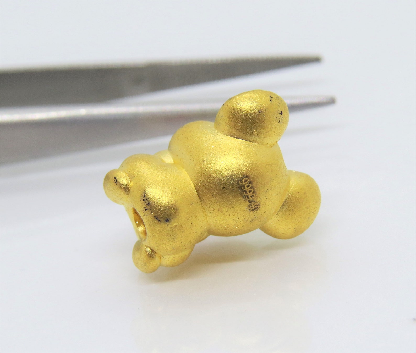 Vintage Pure 24K 9999 Gold Enamel Mouse Rat Charm Bead Pendant | Etsy