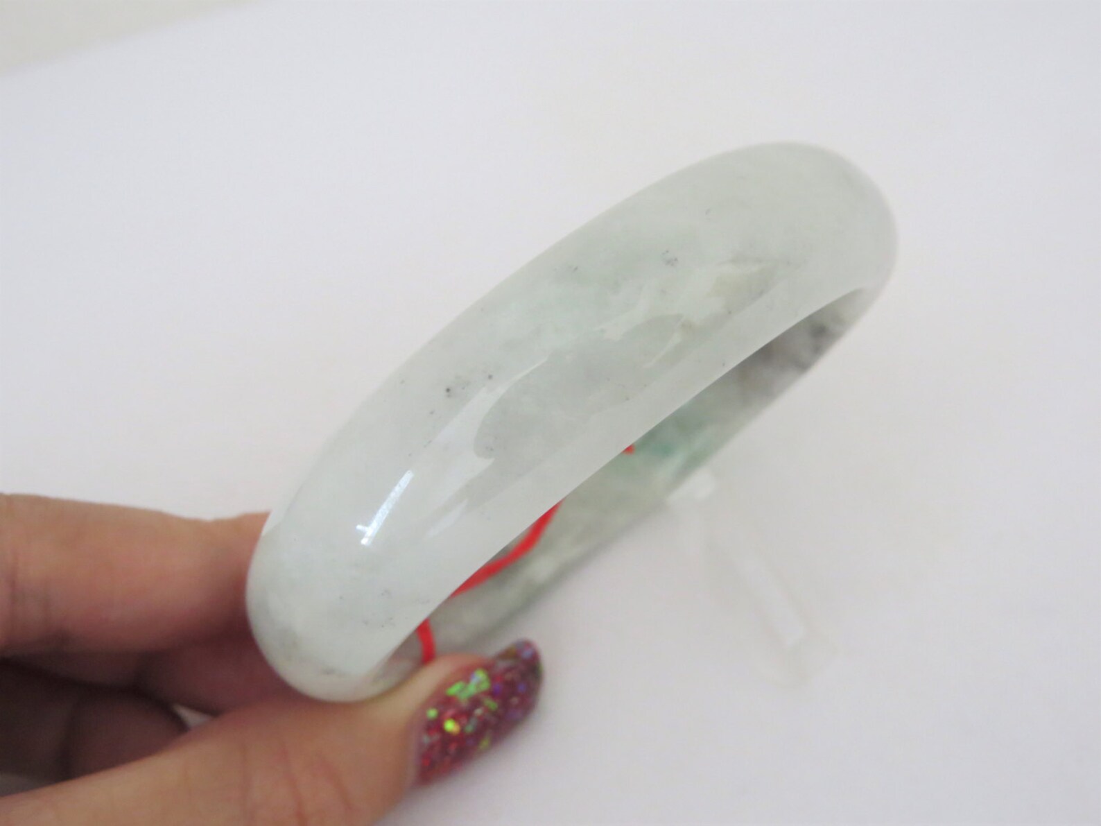 Vintage Translucent Natural Green White Grey Jadeite Jade | Etsy