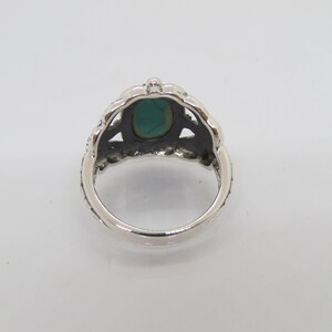 Vintage Sterling Silver Turquoise Dragonfly Ring Size 8 | Etsy