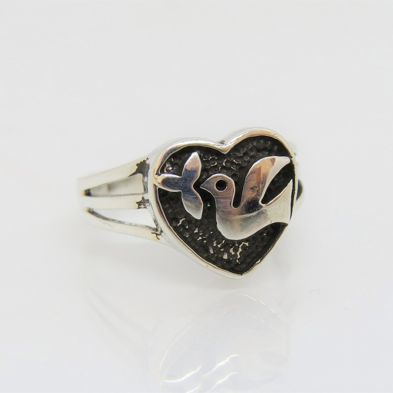 Sterling Silver Dove - Etsy