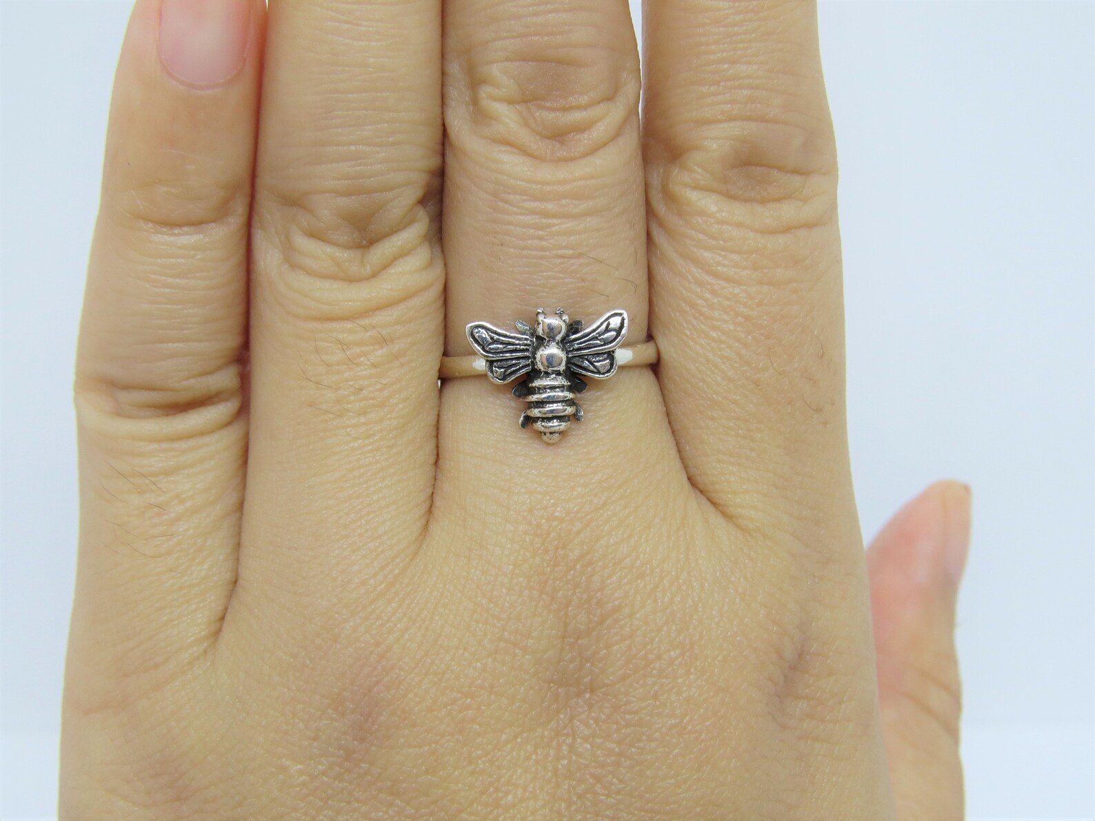Vintage Sterling Silver Bee Ring Size 6789 | Etsy