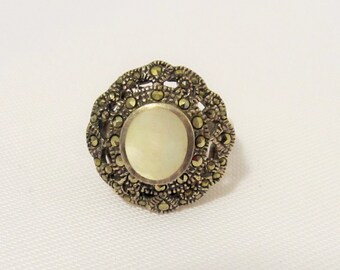 Marcasite Ring - Etsy