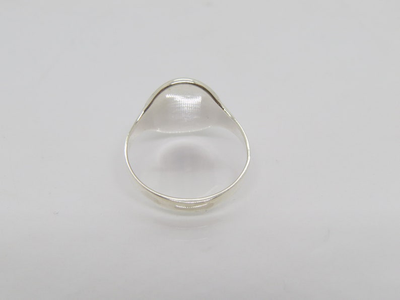 Vintage Sterling Silver Turquoise Peace Sign Ring Size 6 | Etsy