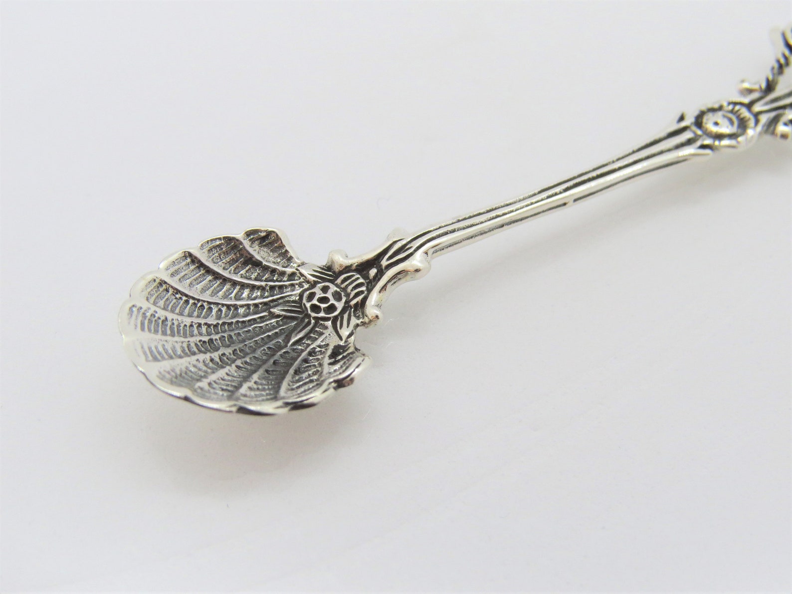 Vintage Sterling Silver Victorian Salt Spoon - Etsy