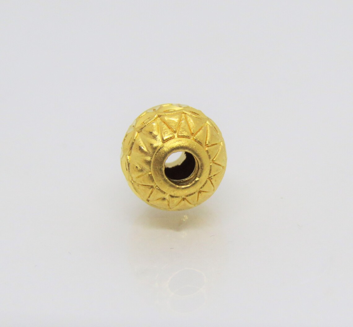 Vintage Pure 24K 9999 Gold Money Coin Ball Charm Bead Pendant - Etsy