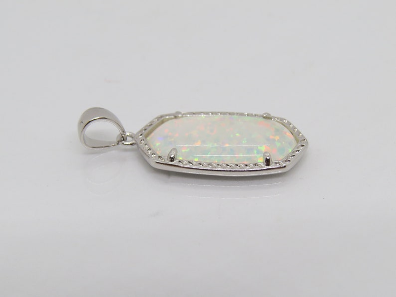 Vintage Sterling Silver Fire Opal Coffing Pendant - Etsy