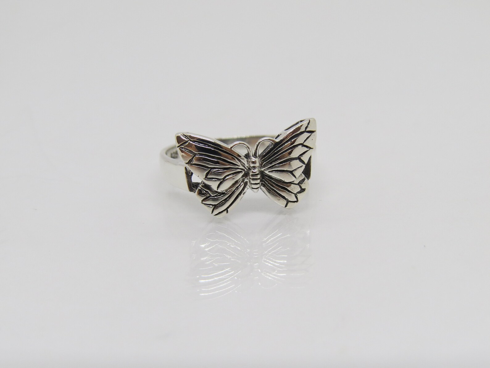 Vintage Sterling Silver Butterfly Ring Size 7 - Etsy