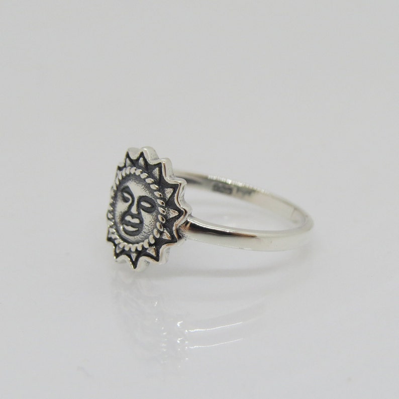Vintage Sterling Silver Sun Ring Size 7 - Etsy