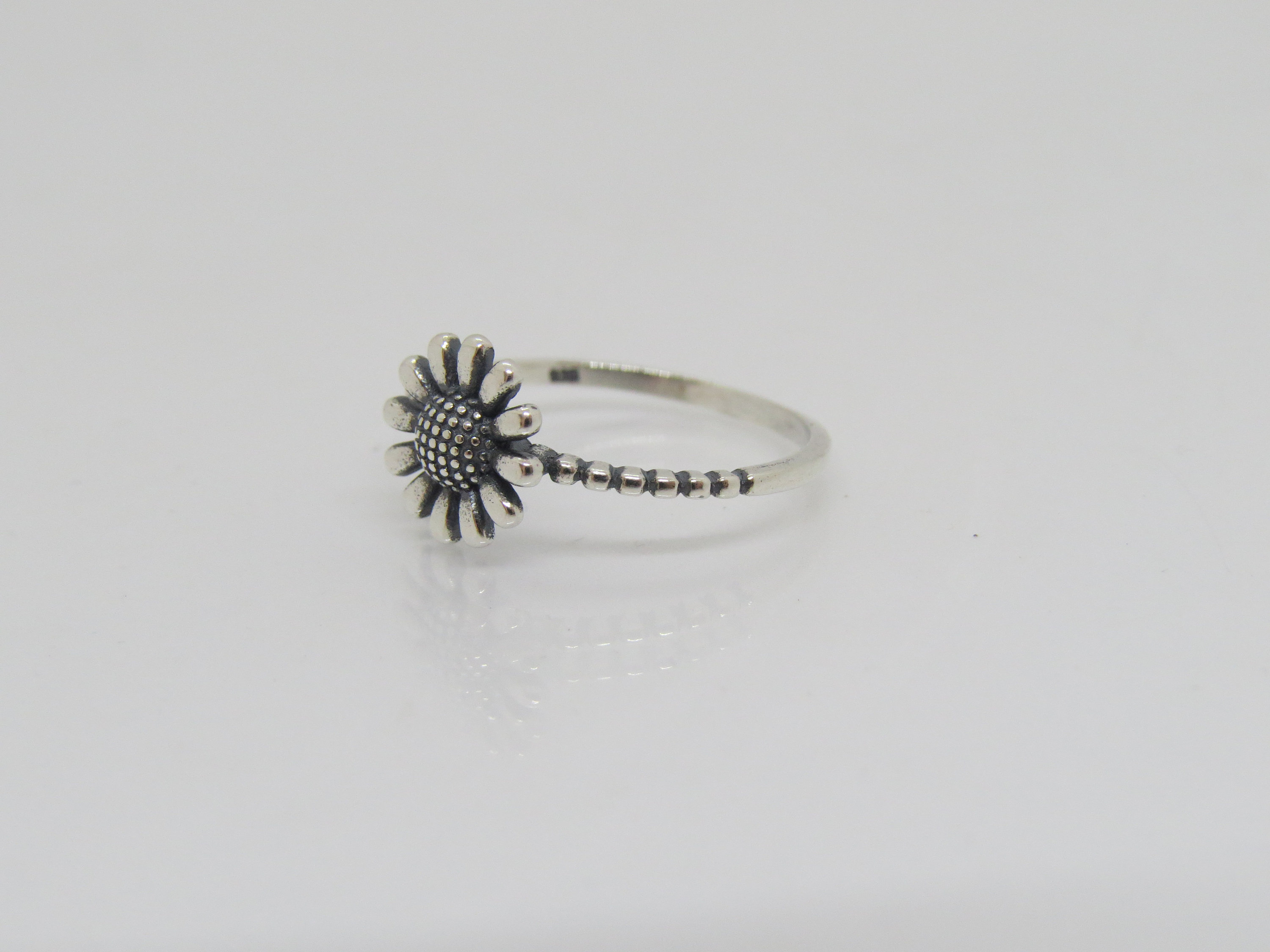 Vintage Sterling Silver Sunflower Ring Size 7 | Etsy