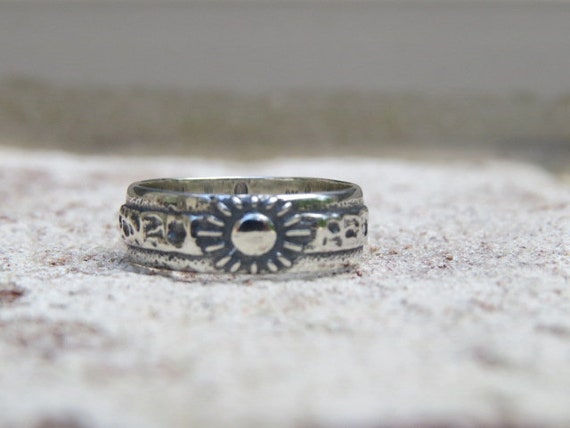 Vintage sterling silver sun - Gem