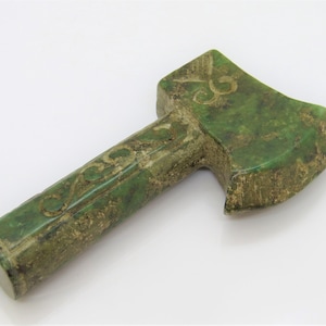 Antique Vintage Natural Green Jade Carved Ancient Dagger Sculpture - Etsy