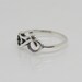 Vintage Sterling Silver Bicycle Ring Size 7 - Etsy