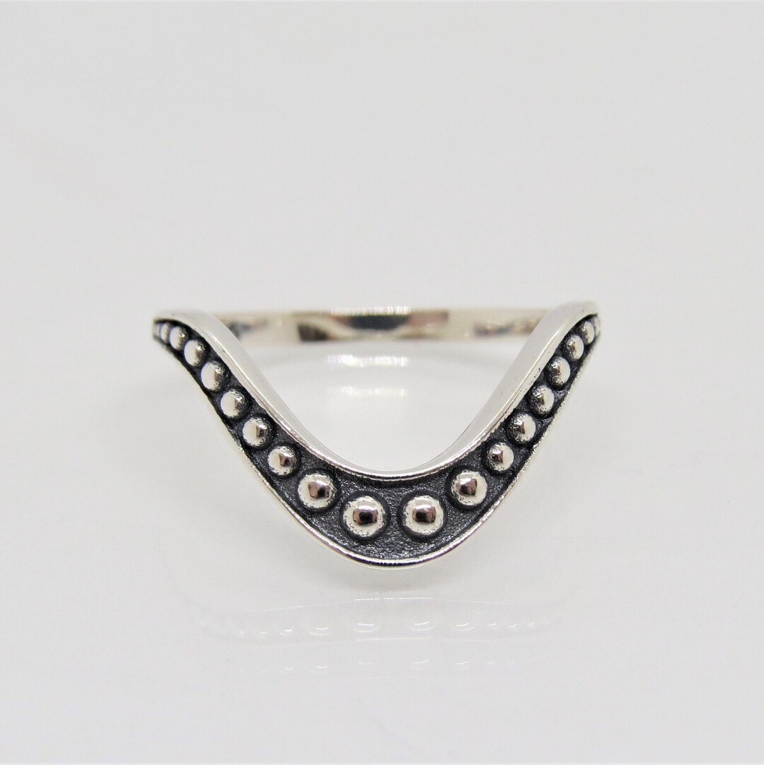 Sterling Silver Dots Ring Size 7 - Etsy