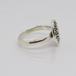 Vintage Sterling Silver Tree of Life Dome Ring Size 7 - Etsy