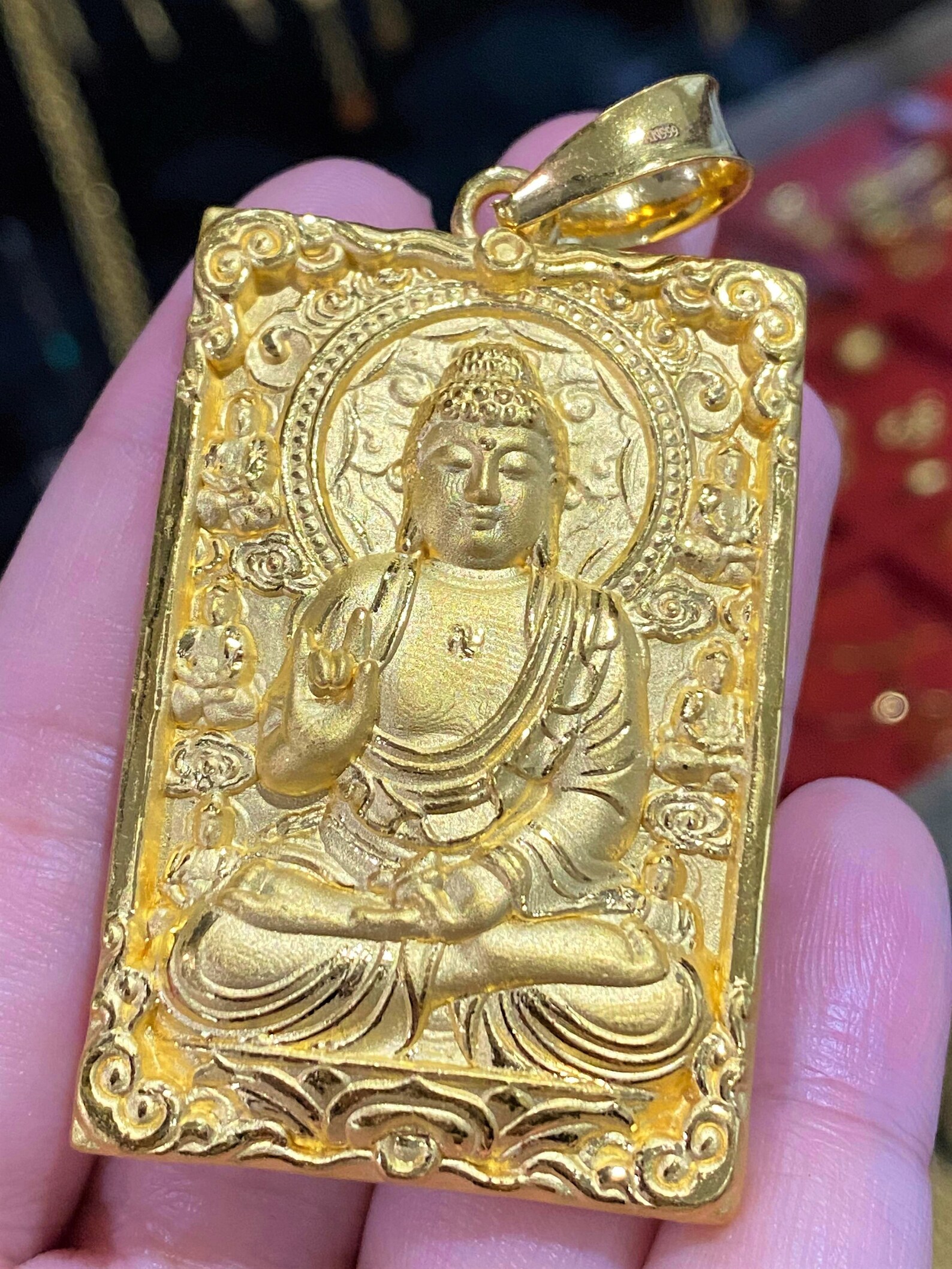 Vintage 24K Pure Gold Buddha Pendant - Buddhism Jewelry. - Etsy