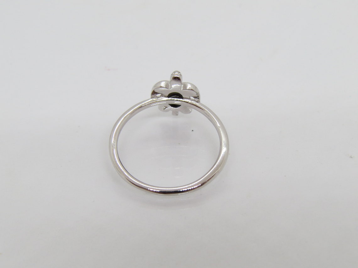 Vintage Sterling Silver Black Opal Turtle Ring Size 7 - Etsy