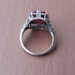 Vintage Sterling Silver Ruby Filigree Dome Ring Size 6 - Etsy