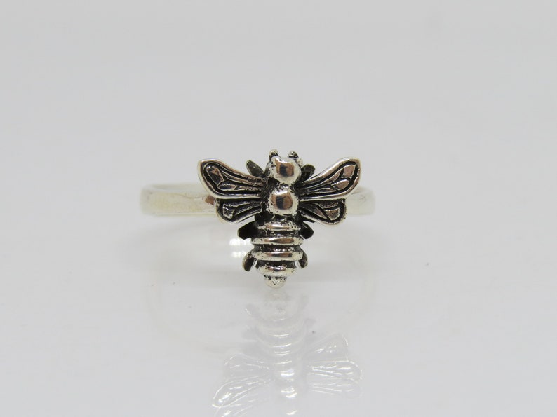 Vintage Sterling Silver Bee Ring Size 6789 | Etsy