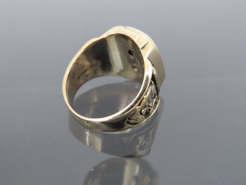 Vintage 10K Solid Yellow Gold Black Onyx 1965 Class Ring - Etsy