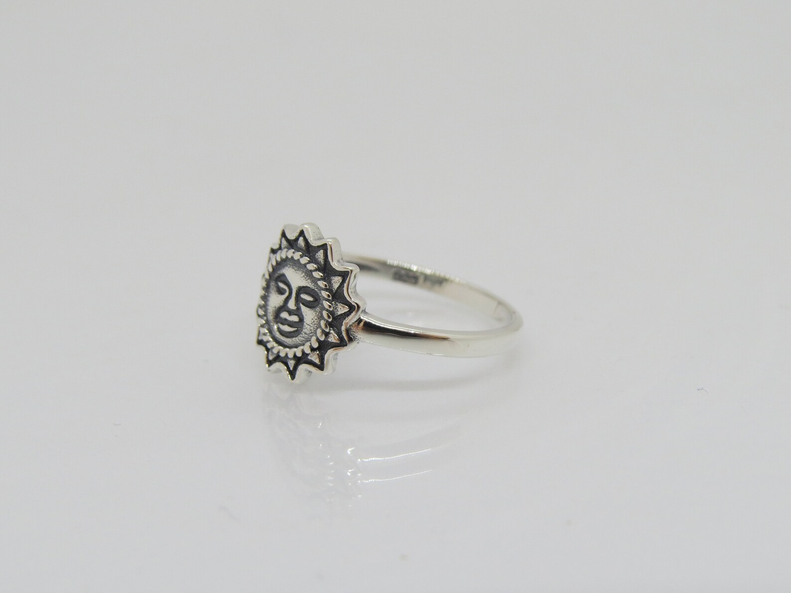 Vintage Sterling Silver Sun Ring Size 7 - Etsy