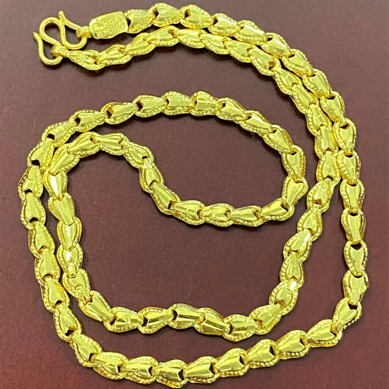 24k Gold Chain - Etsy