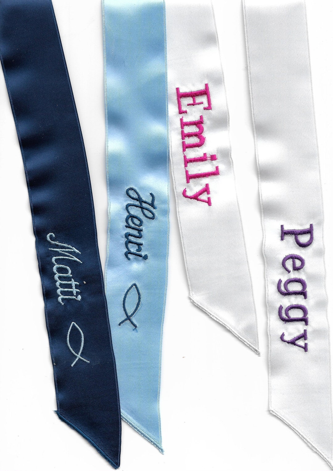Ribbon Embroiderd Name - Etsy