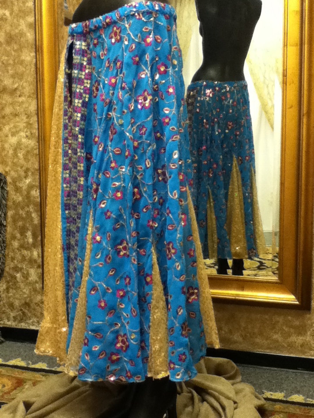 Gypsy Style Belly Dance Skirt - Etsy