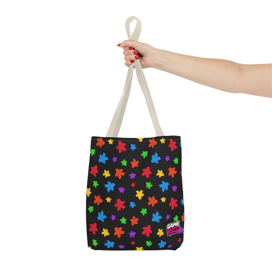 Meeple Pattern, Classic Colors, Game Night - Tote Bag - Etsy