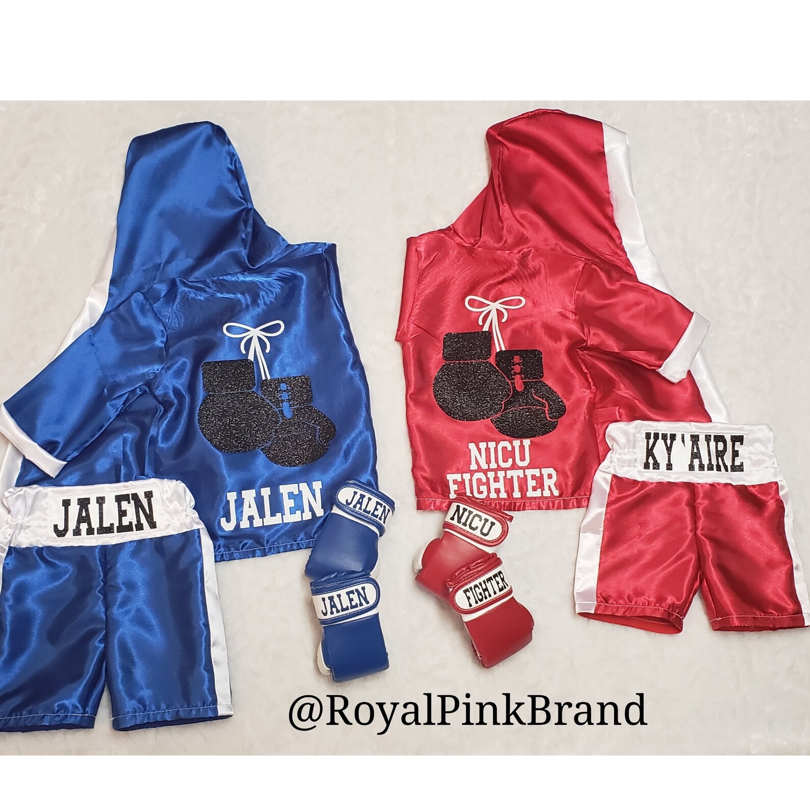 Baby Boxer Outfit With Wearable Custom Gloves Jacket and - Etsy