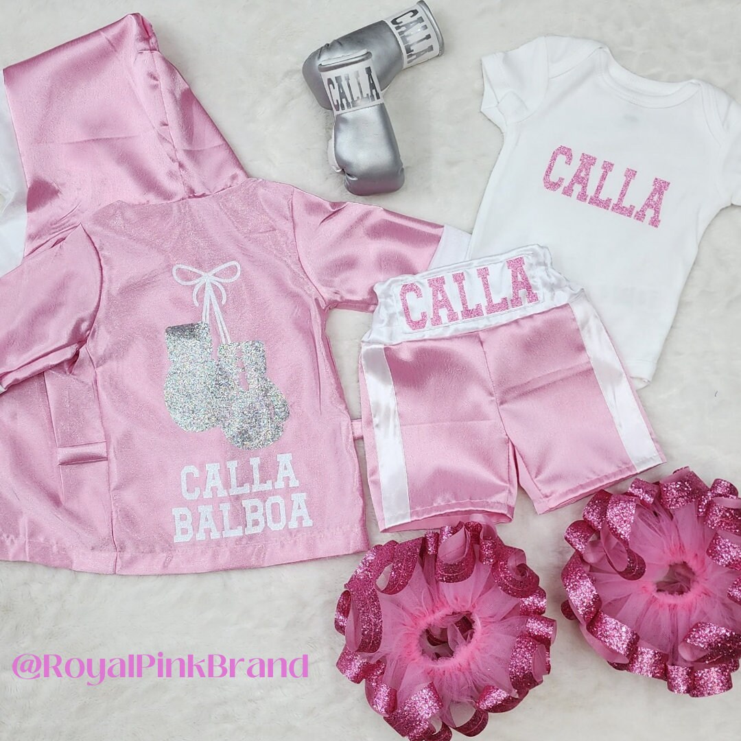 Baby Boxing Set With Tutu Socks- Sparkle Baby Boxer Outfit Complete Set ...