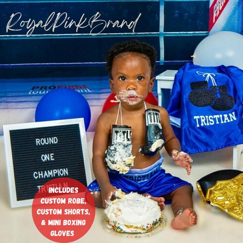 Baby Boxing Set Gloves and Shorts Personalized - Etsy