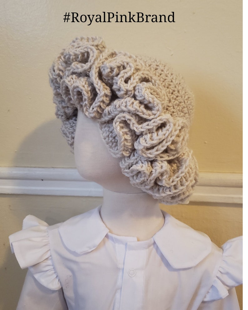 Crochet Ruffled Hat and Baby Booties Set Ruffled Bucket Hat - Etsy