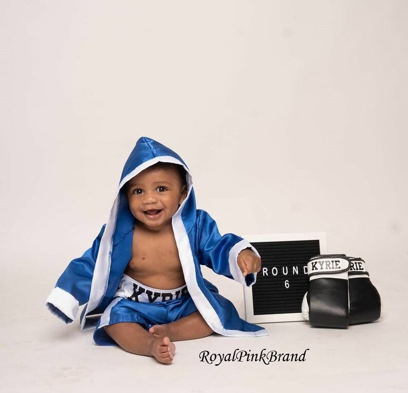 Baby Boxer Outfit With Wearable Custom Gloves Jacket and - Etsy