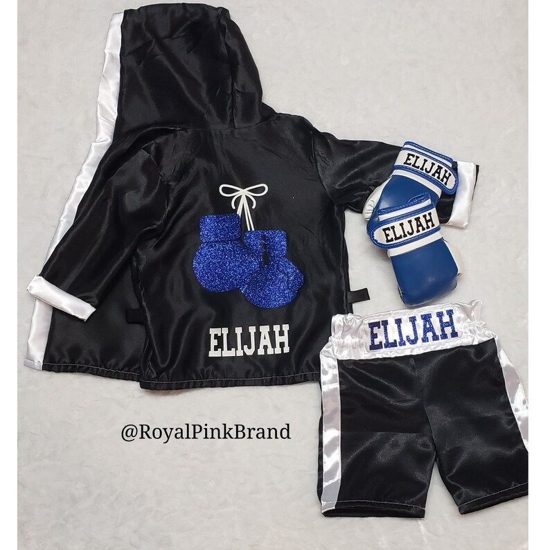 Baby Boxer Outfit With Wearable Custom Gloves Jacket and - Etsy