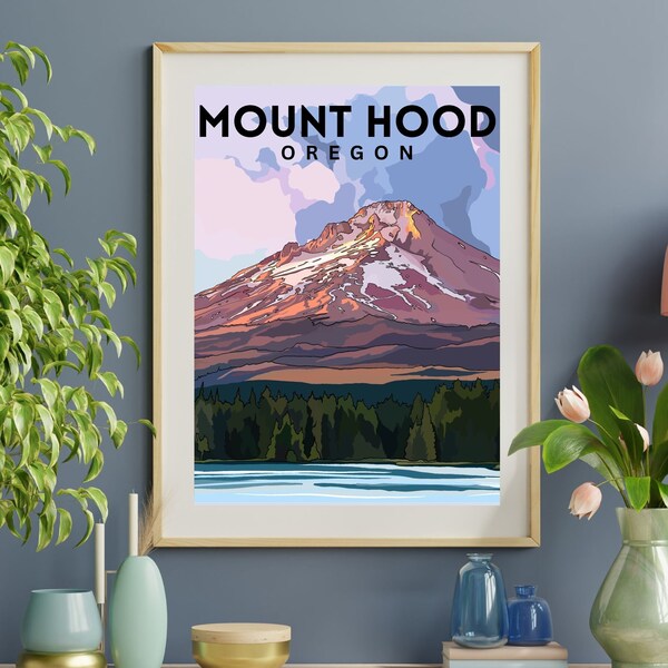 Mt Hood Wall Art - Etsy