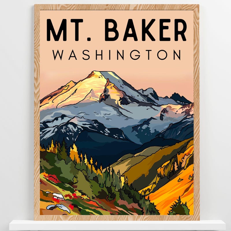 Mt Baker - Etsy