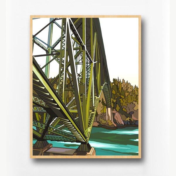 Deception Pass Poster - Etsy