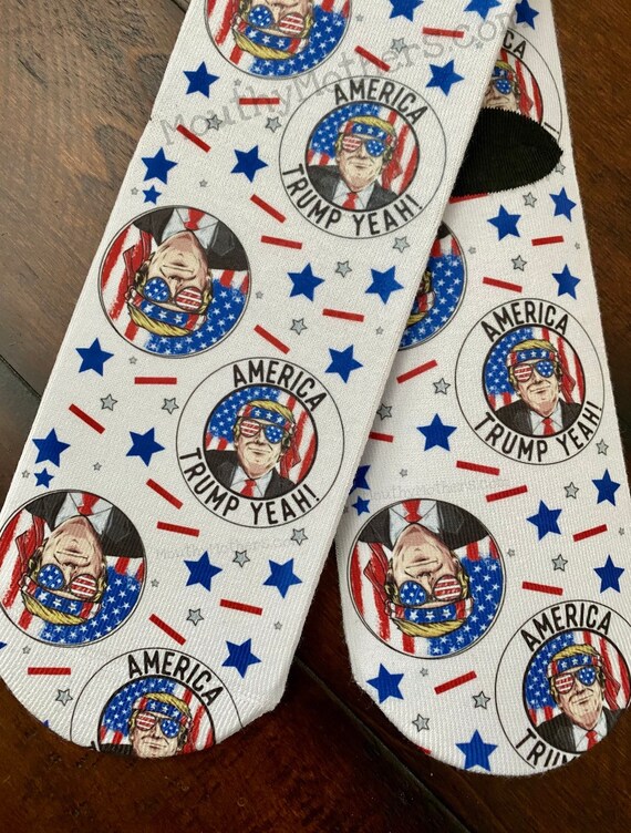 Donald Trump Socks President Trump 2020 Novelty Socks | Etsy