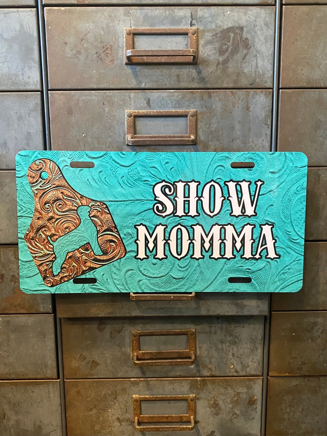 Show Momma License Plate Livestock Show Sign Show Rodeo Mom - Etsy
