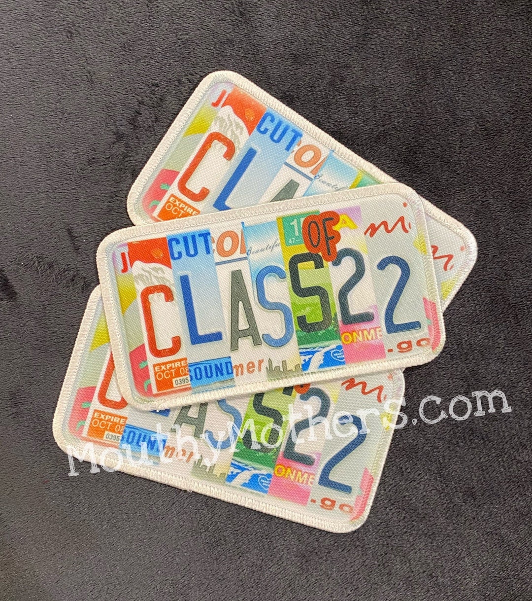 Graduation Class of 2022 License Plate Patch - Etsy