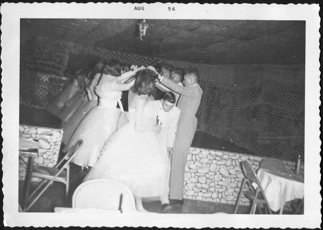 Vintage Photo Teens Dance at the Senior Prom 1950's, Original Found ...